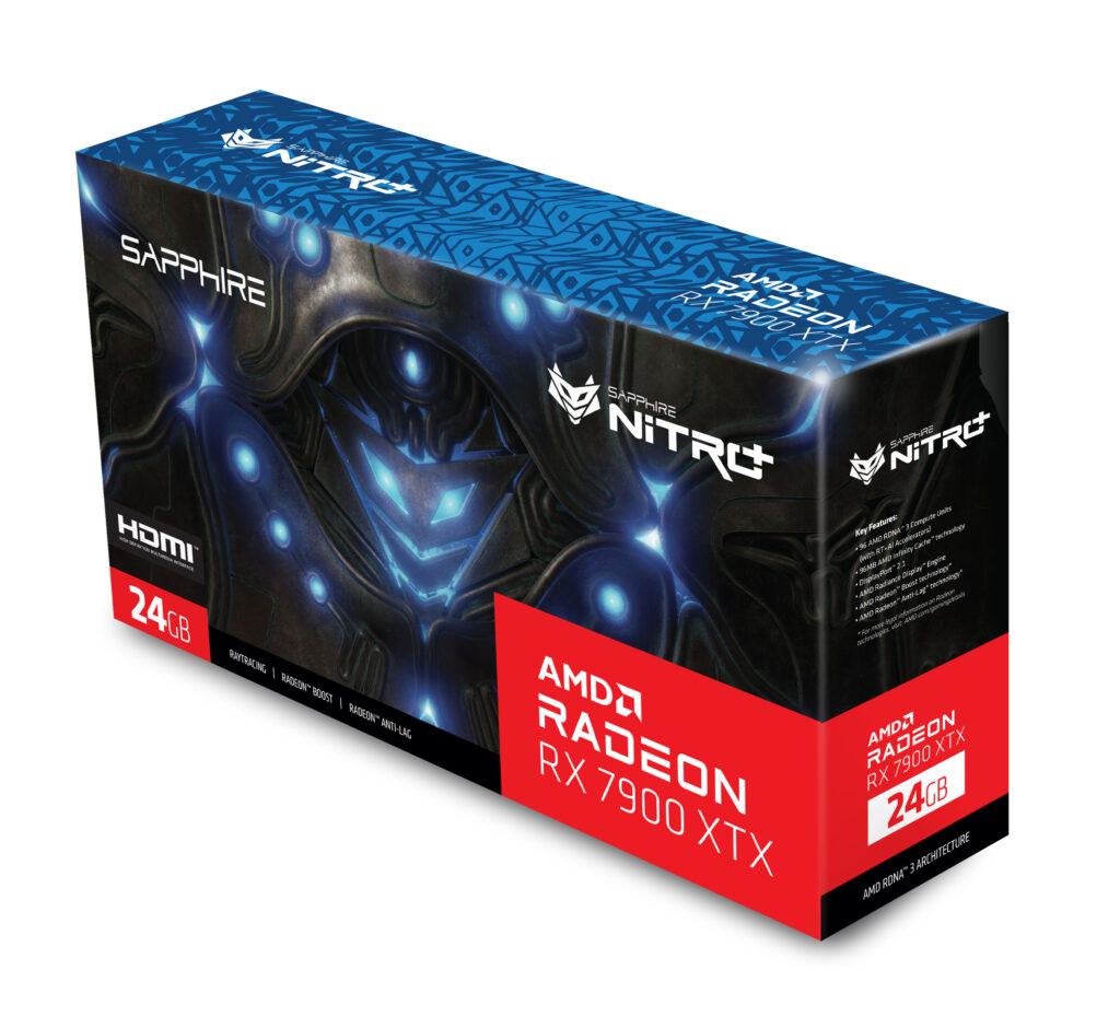 SAPPHIRE NITRO+ AMD Radeon™ RX 7900 XTX Vapor-X, 24GB – SVB Informatique